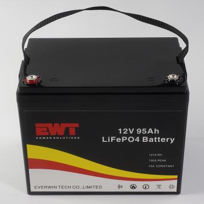 China High Power LifePo4 26650 12V 95AH Solar Energy Power Batteries Pack for sale
