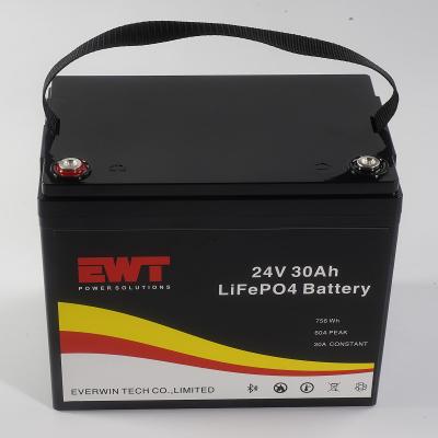 China Rechargeable 25.6V 30AH Lithium Iron Phosphate Battery Pack for Power Supply for sale