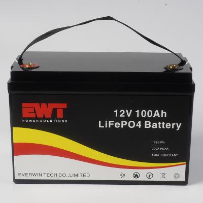 China 12V 100AH Deep Cycle Rechargeable Battery Pack Smart Bluetooth Monitoring Function for Compact and Durable for sale