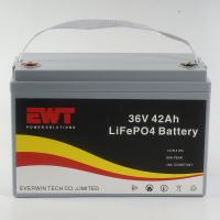 China 130 Wh/kg Energy Density LiFePO4 36V 50Ah Battery Pack with Built-in BMS Safety Features and Prismatic Cell Configuration for sale