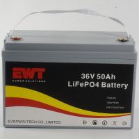 China 36V 50AH LiFePO4 Battery Pack Mobile Recreational Vehicle Power Supply for Energy Storage Systems for sale