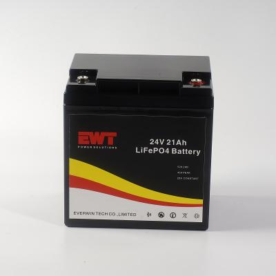 China 24V 21AH Lithium Iron LifePO4 Battery Pack for Power Supply and Low Environmental Impact for sale