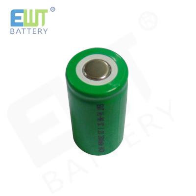 China 2000mAh Ni-MH Battery with 1000 Cycles Cycle Life 10% Self-Discharge Rate and 4.0A Max. Discharge Current for sale