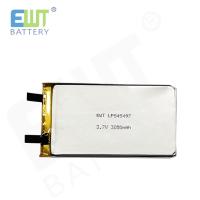 China Lithium Polymer Battery LP545497 3.7V 3050mAh with Overcharge Protection and PCB Safety Features for sale