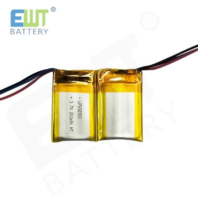 China 4.2V Charging Cut-off Voltage and Li-Poly Battery with Pouch Cells LP502030 3.7V 250mAh for sale