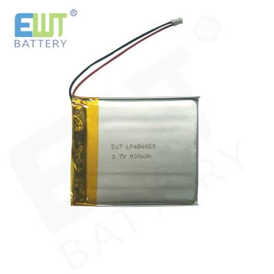 China Nominal Voltage 3.7V Lithium Polymer Battery LP484450 3.7V 900mAh A Grade for Discharge –20～60C for sale