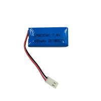 China LP602040  7.4V  420MAH Lithium Polymer Battery with 0.2C Charging Current and PCM Included for sale