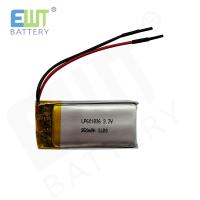 China LP601836 3.7V 350mAh Lithium Polymer Battery 1S1P for Durable Air Or Sea Shipping for sale