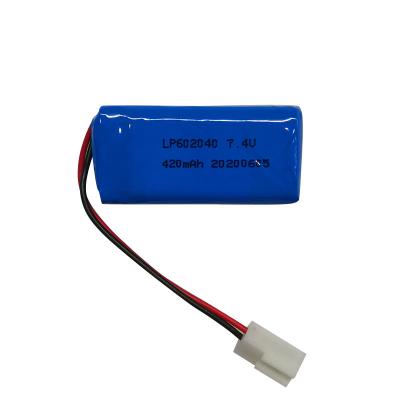 China Customized Connector Type Lithium Polymer Battery 1A Max Charging Current Temperature Range -20C -60C for sale