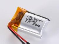 China LP801622 3.7V 200MAH Prismatic Lithium Polymer Rechargeable Battery The Ultimate Power Solution for Your Business for sale