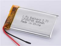 China UN38.3 Certified LP352745 3.7V 400MAH Lithium Polymer Battery for Quick 2 Hours Charging and Extended 4-6 Hours Discharging for sale