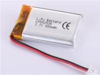 China LP552535 3.7V 450MAH Low Temperature Lithium Polymer Battery ROHS Certified and Suitable for Industrial Applications for sale