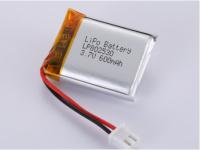 China Li Polymer Battery 802530 3.7v 600mah for sale