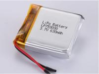 China LP753030 3.7V 630MAH Silver Lithium Polymer Battery for Long-lasting Performance for sale