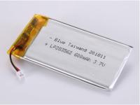 China Long-Lasting 3.7V 600MAH Lithium Polymer Rechargeable Battery with PCB Protection for Industrial Applications for sale