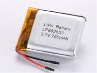 China LP882833 3.7V 780MAH Li-polymer Battery The Ideal Power Solution for Your Battery Needs UN38.3 Certified for sale