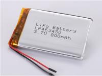 China LP463450 3.7V 800MAH Li-polymer Battery CE Certificates OEM ODM Supported Chemical Composition for sale