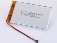 China LP313760 3.7V 900MAH li ion battery manufacturers Other Anode Material Lithium Polymer Battery for Coin Cell Applications for sale