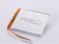 China Silver Lithium Polymer Battery with 12 Months One Year Guarantee LP455161 3.7V 2000MAH Prismatic Battery Manufacturers for sale