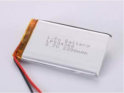 China Oem Acceptable Open Voltage 3.7V 2300MAH Lithium Polymer Battery with 1 Year Shelf Life and Nominal Voltage of 3.7v for sale