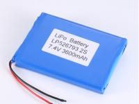 China LP526793 7.4V Li Ion Battery Manufacturers Lithium Polymer Batteries with CC/CV Charge Method for sale