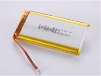 China Oem Odm Supported Lithium Polymer Rechargeable Battery for Pouch Applications 50 Mm Red Wire And Black Wire for sale