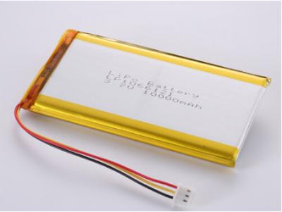 China FT203040P/3.7V/210mAh Li-polymer Battery Cell for LP1066121 3.7V 10000MAH Discharge Temperature -20 To 60 Degrees Celsius for sale