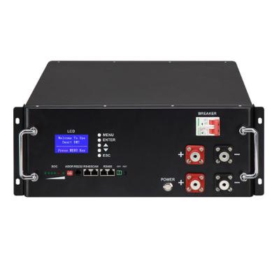 China Energy Storage Solution 48V/51.2V 100Ah Rack Type Lithium Iron Phosphate Battery Pack for Household Photovoltaic for sale