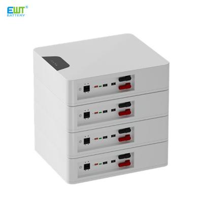 China ABS Case and BMS Included 48V 100AH Wall Mounted Li-ion Battery for Energy Storage for sale