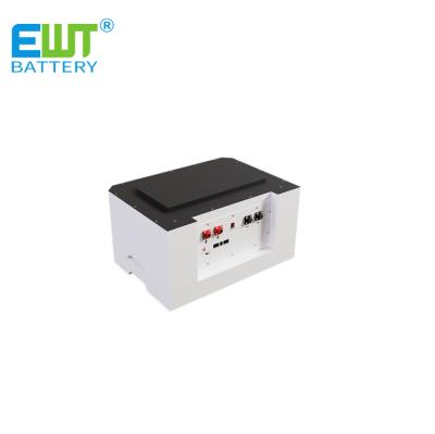China Rack-Mounted Home Energy Storage 100AH 48V Lithium Iron Phosphate Battery Pack for Stacked Battery Solar Cell for sale