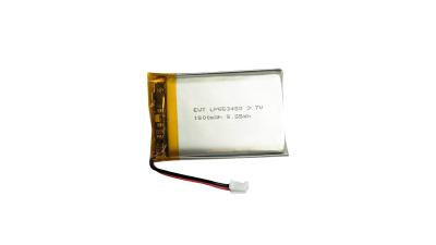 China LP853450 3.7V 1500mAh Miniature LiPo Battery -20°C to 60°C for sale