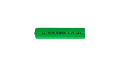 China NiMH Rechargeable Battery AA 1.2V 650mAh 500-1000 Cycles for sale