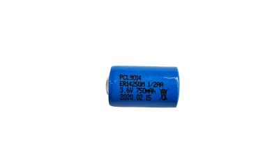 China ER14250M 3.6V 750mAh Lithium Thionyl Chloride Battery for Extreme Environments for sale