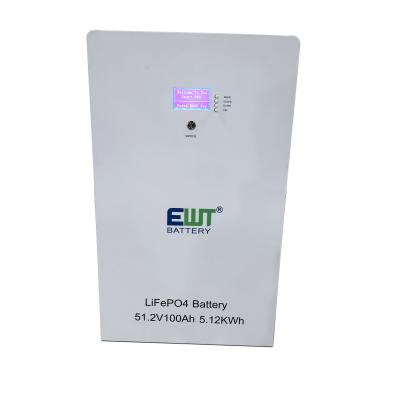 China Solar Energy Storage Systems Wall-mounted 5KWh 48V 100Ah LiFePO4 Battery for Energy System Sales Smart BMS 6000 Cycles for sale