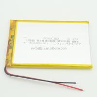 China Lipo Battery Factory 4000mAh 3.7V Long Lasting 1000 Cycles Rechargeable Li-polymer Battery LP606090 CE/RoHS Certified 12-Month for sale