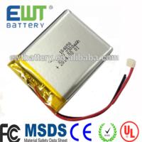 China Li-polymer Rechargeable Battery 104050 Li Polymer Battery 3.7v for sale