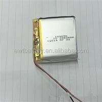 China Li-polymer Rechargeable Battery 104050 Li Polymer Battery 3.7v for sale