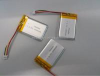 China Li-ion Polymer Battery 3.7V 703450 1200mAh Li-polymer 073450 Lipo Cell for GPS for sale