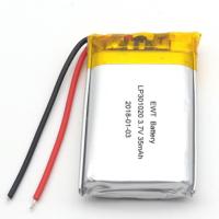 China LP301020 3.7V 30mAh Lipo Battery Li Po Battery Cell for sale