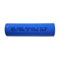China EWT 18650 3.7V Rechargeable Lithium-Ion Battery 2600mAh 500 Cycles for Toys Electric Wheelchairs & Power Tools for sale