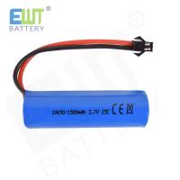China EWT 3.7V 1500mAh 18650 Li-ion Rechargeable Battery Cylindrical Lithium Cell for Consumer Electronics for sale