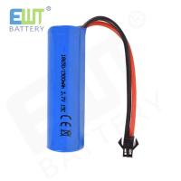 China EWT 3.7V 1500mAh 18650 Li-ion Rechargeable Battery Cylindrical Lithium Cell for Consumer Electronics for sale