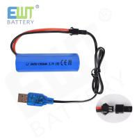 China EWT 3.7V 1500mAh 18650 Li-ion Rechargeable Battery Cylindrical Lithium Cell for Consumer Electronics for sale