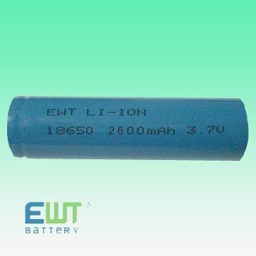 China EWT 18650 3.7V 2200mAh Lithium-Ion Battery (NMC Cathode) 800 Cycles -20C to 60C Operating Temp for sale