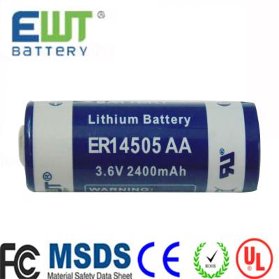 China EWT ER14505 3.6V Lithium Battery 8.64Wh for Electricity Meter for sale