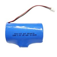 China EWT ER34615 3.6V 19Ah Cylindrical Lithium LiSOCl2 Battery with Wire Leads for Electricity Meters & Home Appliances for sale