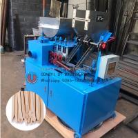 China Bamboo Beauty and Nail Head Cuticle Pusher Remover Making Machine Wood Stick Sharping Machine With Sharper for sale