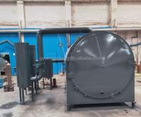 China 8-10h Carbonization Time Horizontal Airflow Charcoal Carbonization Stove for Coconut Shell for sale