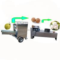 China Perfect Peeling Effect Dry Brown Coconut Fiber Removing Machine for Peeling Coconuts for sale