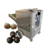 China Perfect Peeling Effect Dry Brown Coconut Fiber Removing Machine for Peeling Coconuts for sale